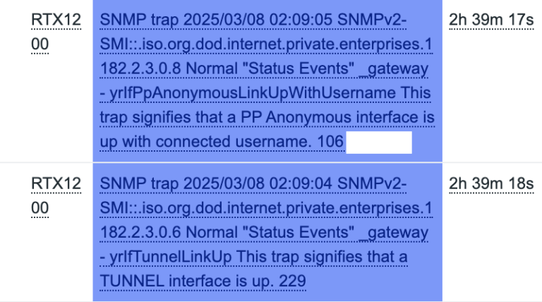 ZABBIX 7.0 LTSでYAMAHA RTXをSNMPトラップ監視する (Rocky Linux9.4+SNMPTT) | Linux and Monitoring Blog